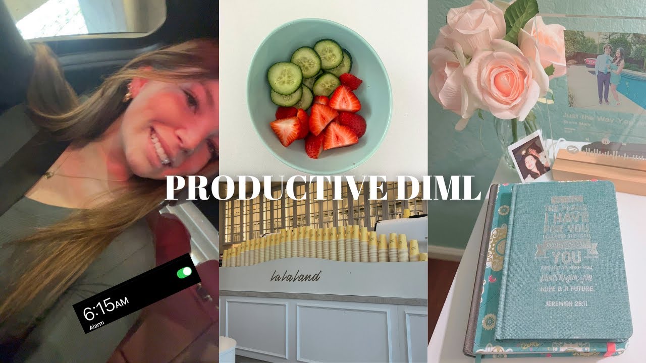 Productive DIML + my 6am morning routine | Leyni Raine - YouTube