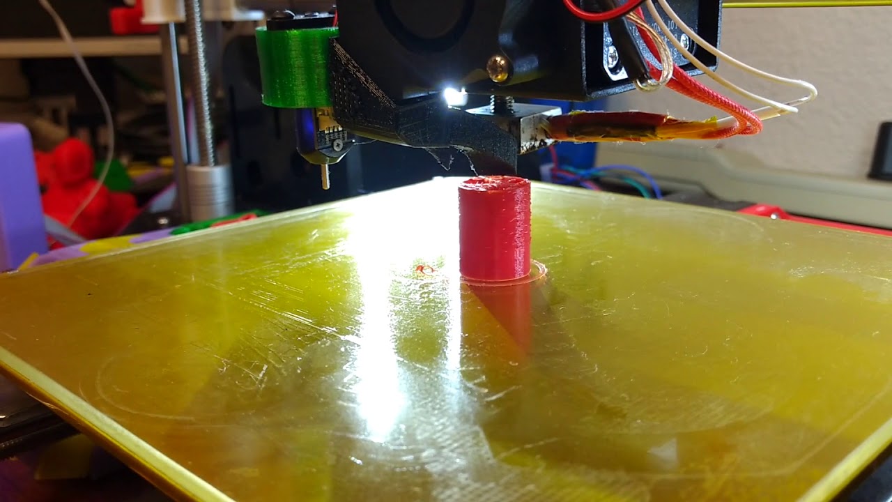 Cylinder Speed Test: Marlin (from OctoPrint) - YouTube