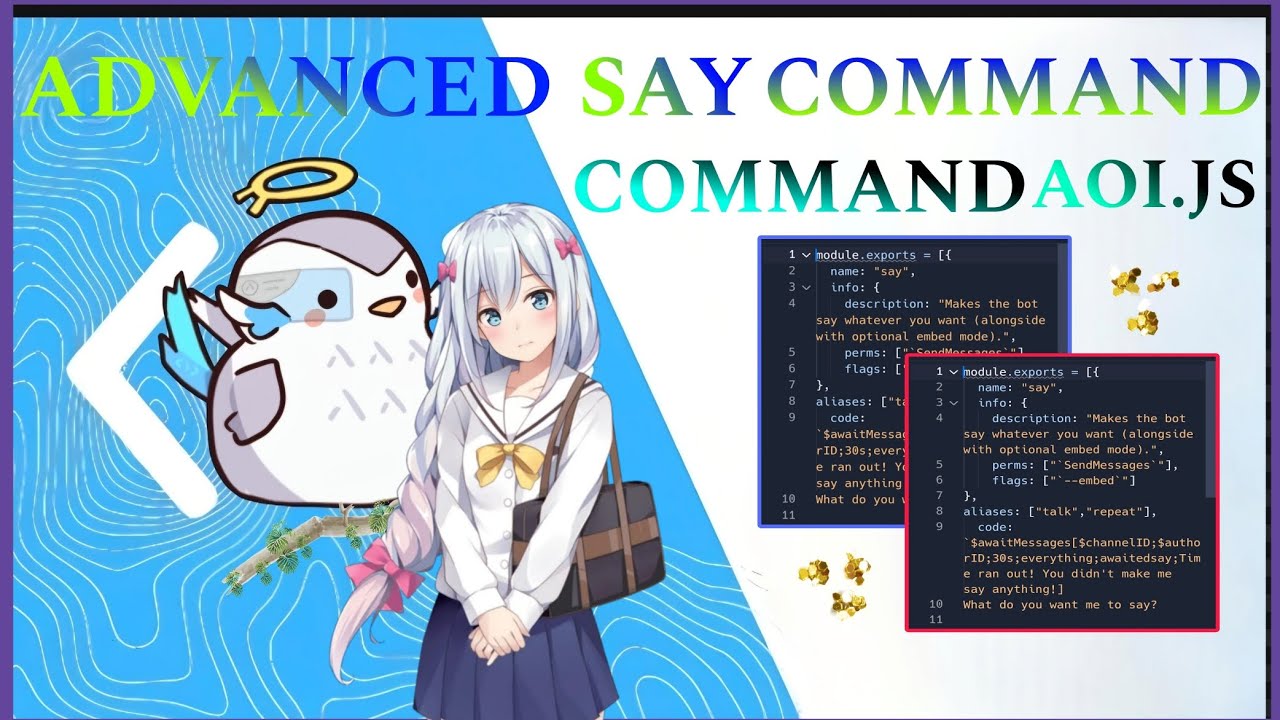 ADVANCED SAY COMMAND | AOIJS TUTORIAL | SAY | AOIJS - YouTube