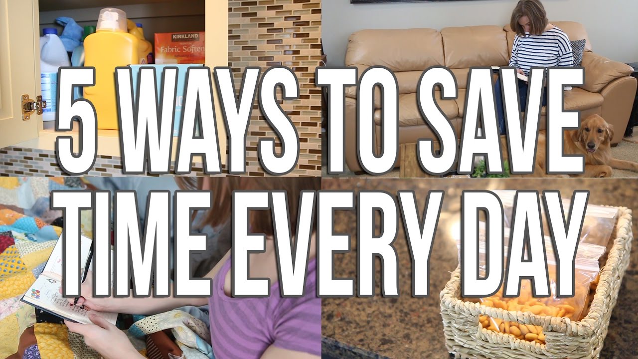 5 Ways to Save Time Every Day ft. Cleancult - YouTube