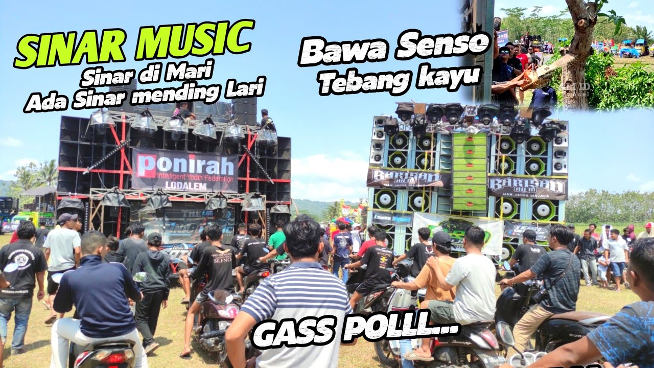 SINAR MUSIC masuki Arena Battle bawa gergaji Senso..kasih Salam Horeg ...
