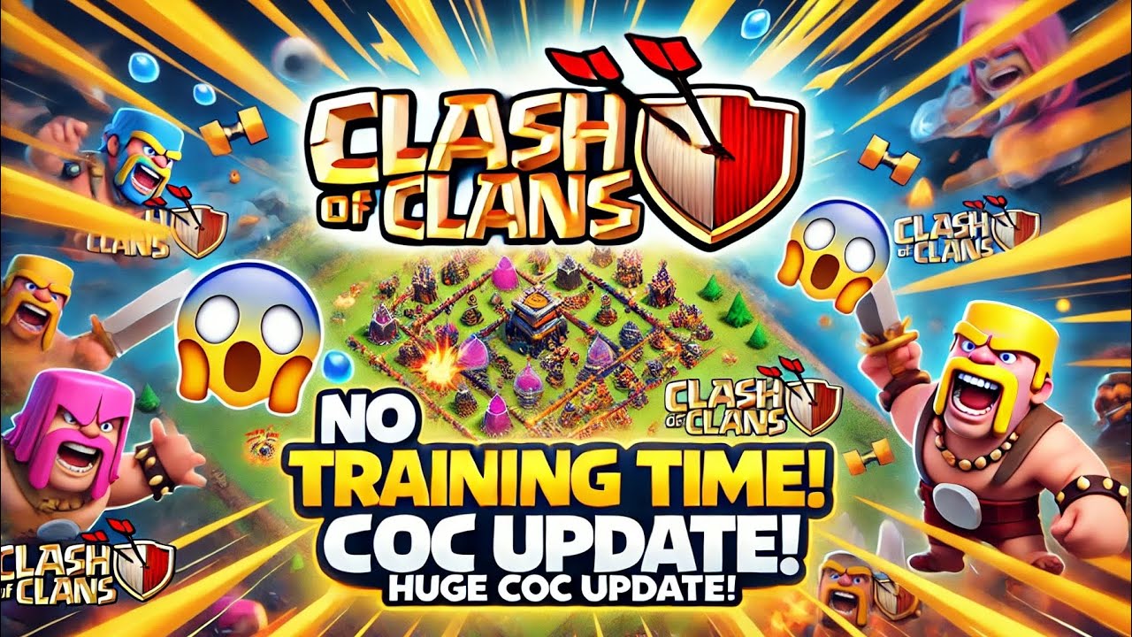 Clash of Clans, No training time required! CoC Gameplay Walkthrough ...