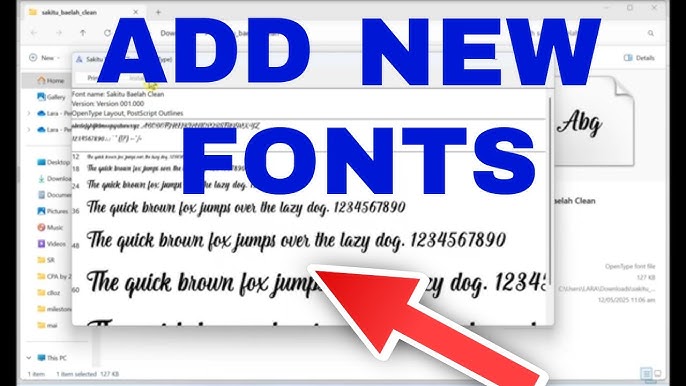 Adding Fonts To Word