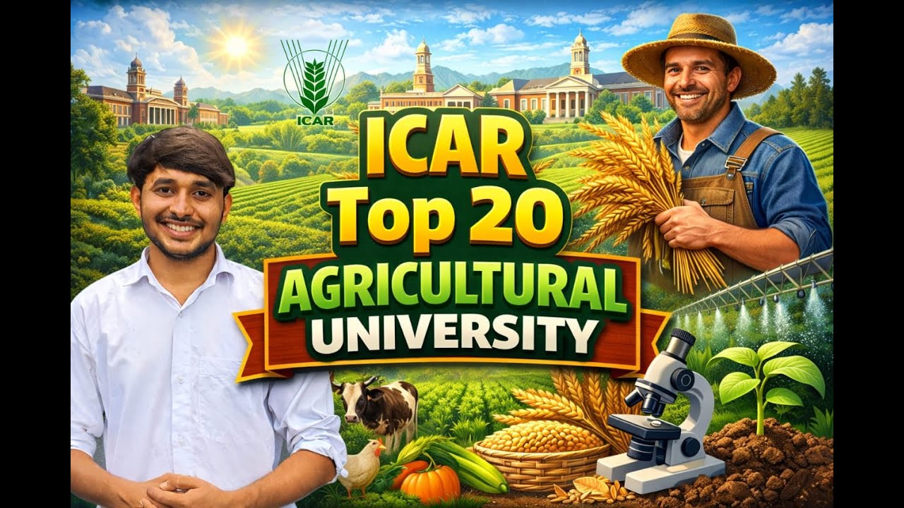 Top 20 Agricultural Universities in India | Best ICAR College for B.Sc ...