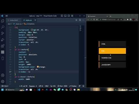 Ul li exercice html & css - YouTube