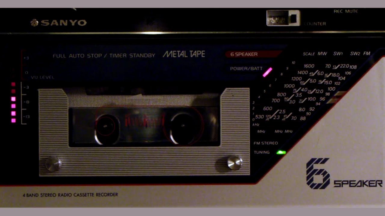 Sanyo M 7740K - 10000 kHz - WWV-WWVH - YouTube