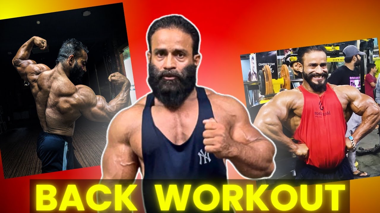 BEST BACK WORKOUT FOR WIDER LOOK || BY RAJU KHAN KING OF FITNESS - YouTube