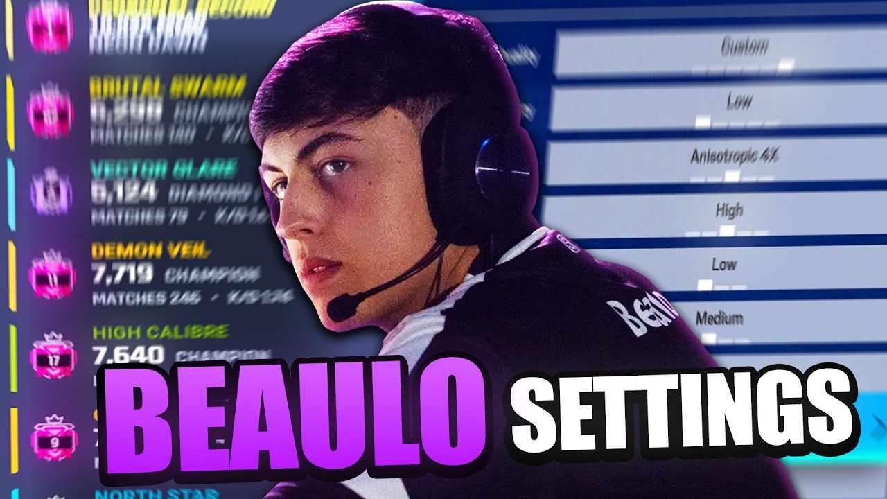 *NEW* Beaulo's Rainbow Six Siege Settings! 2025 - YouTube