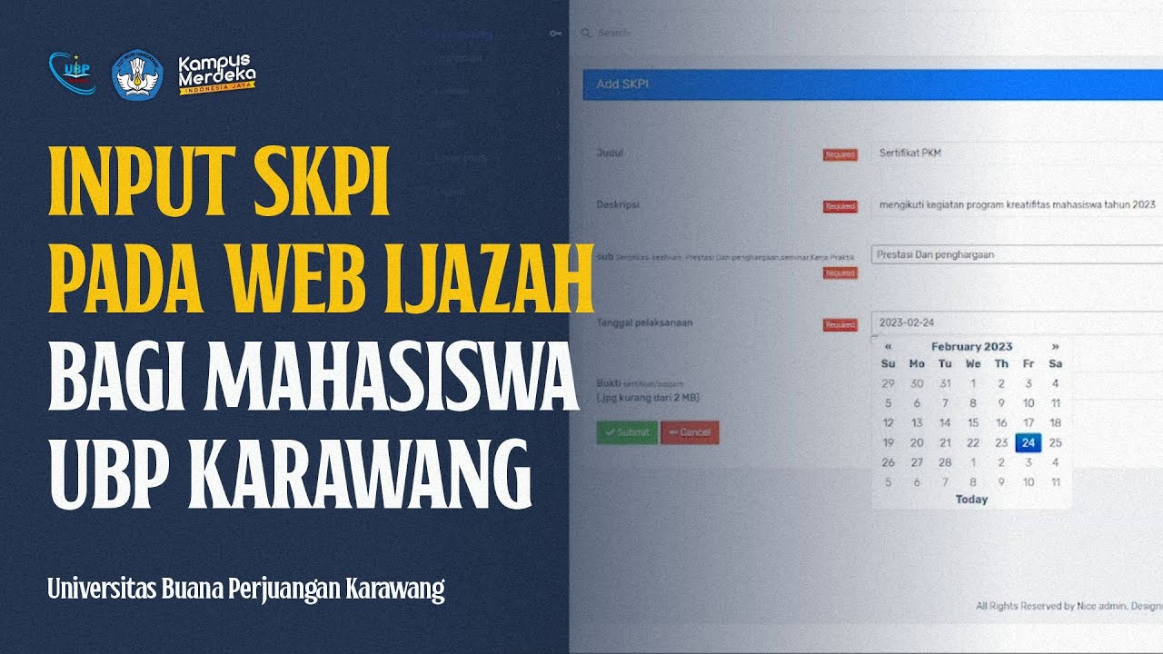 TUTORIAL SKPI UBP KARAWANG - YouTube