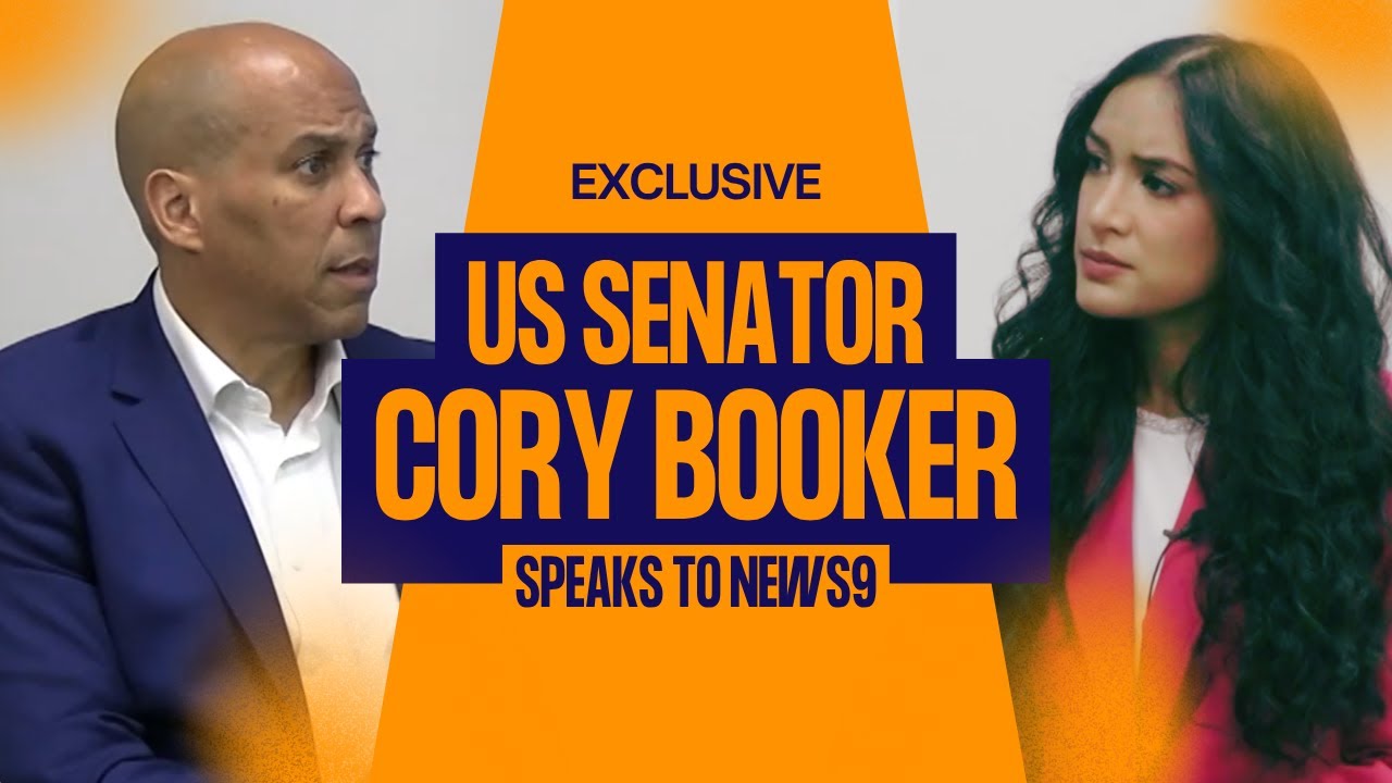 US Senator Cory Booker Speaks to News9: Talks Immigration, Presidency ...