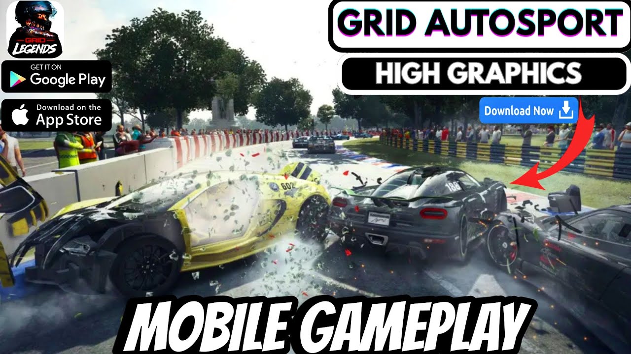 Grid Autosport 1.10.5 Mobile Gameplay Best High Graphics Car Racing ...