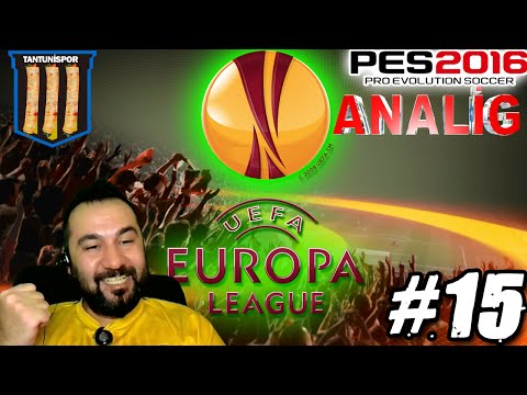 TANTUNİSPOR ile PES 2016 ANALİG #15 | AVRUPA LİGİ DİREK SALLAMACA