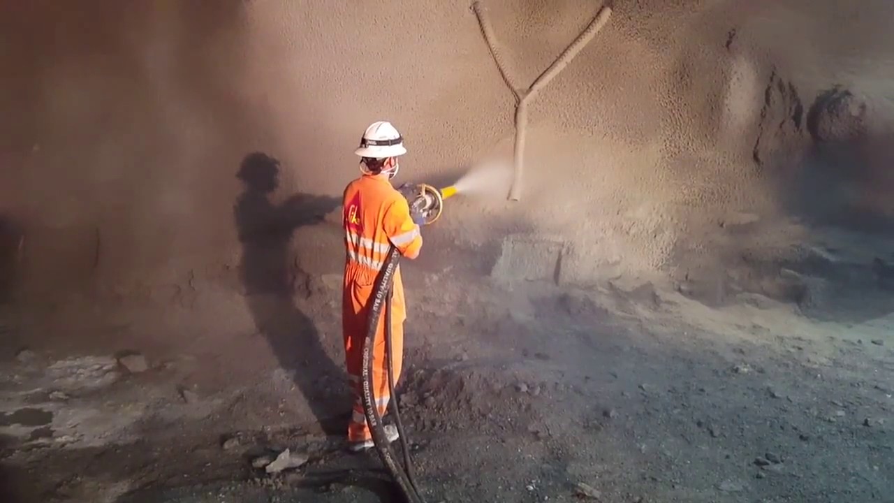 Торкрет установка Aliva 257 для сухого и мокрого торкретирования - YouTube