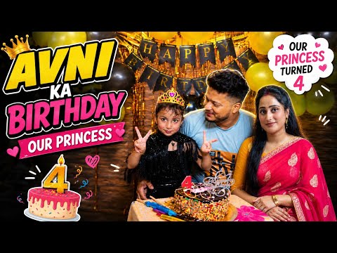 Avni Ka 4th Birthday Celebration 🎂 | Our Princess Turned 4 ❤️ | Dilli Vale Couple Vlog 