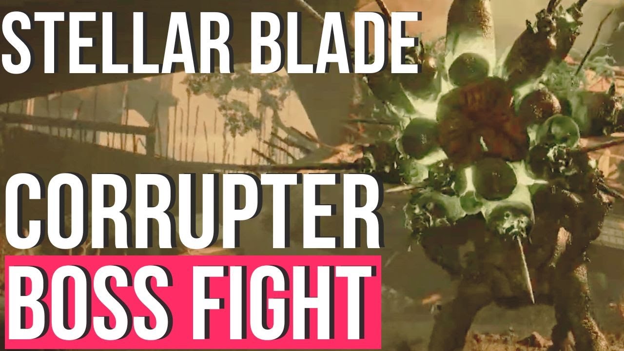 Stellar Blade - Corrupter boss fight - YouTube