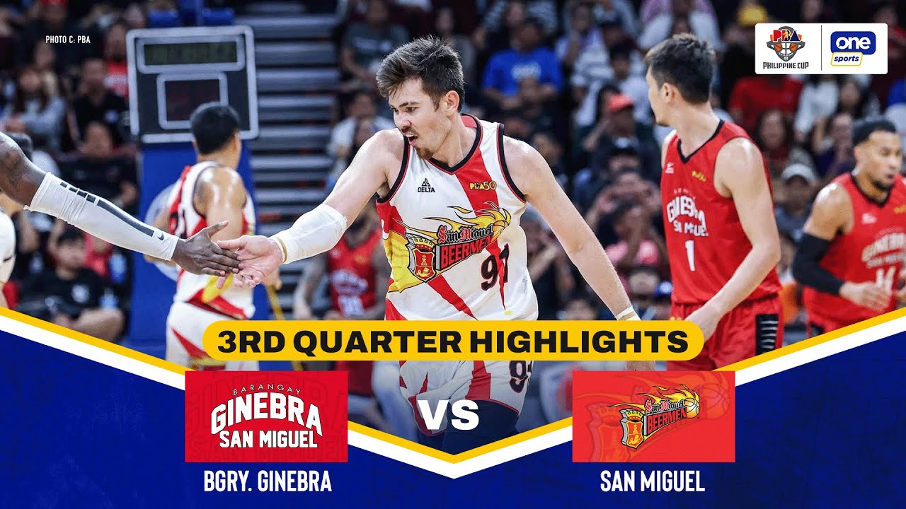 BRGY. GINEBRA vs. SAN MIGUEL | 3RD QUARTER HIGHLIGHTS | SEMIFINALS G4 ...