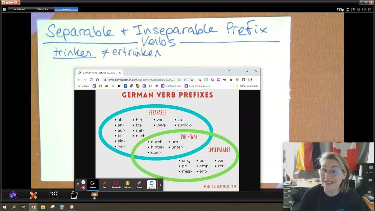 G1 U5 L2 Separable & Inseparable Prefix Verbs - YouTube