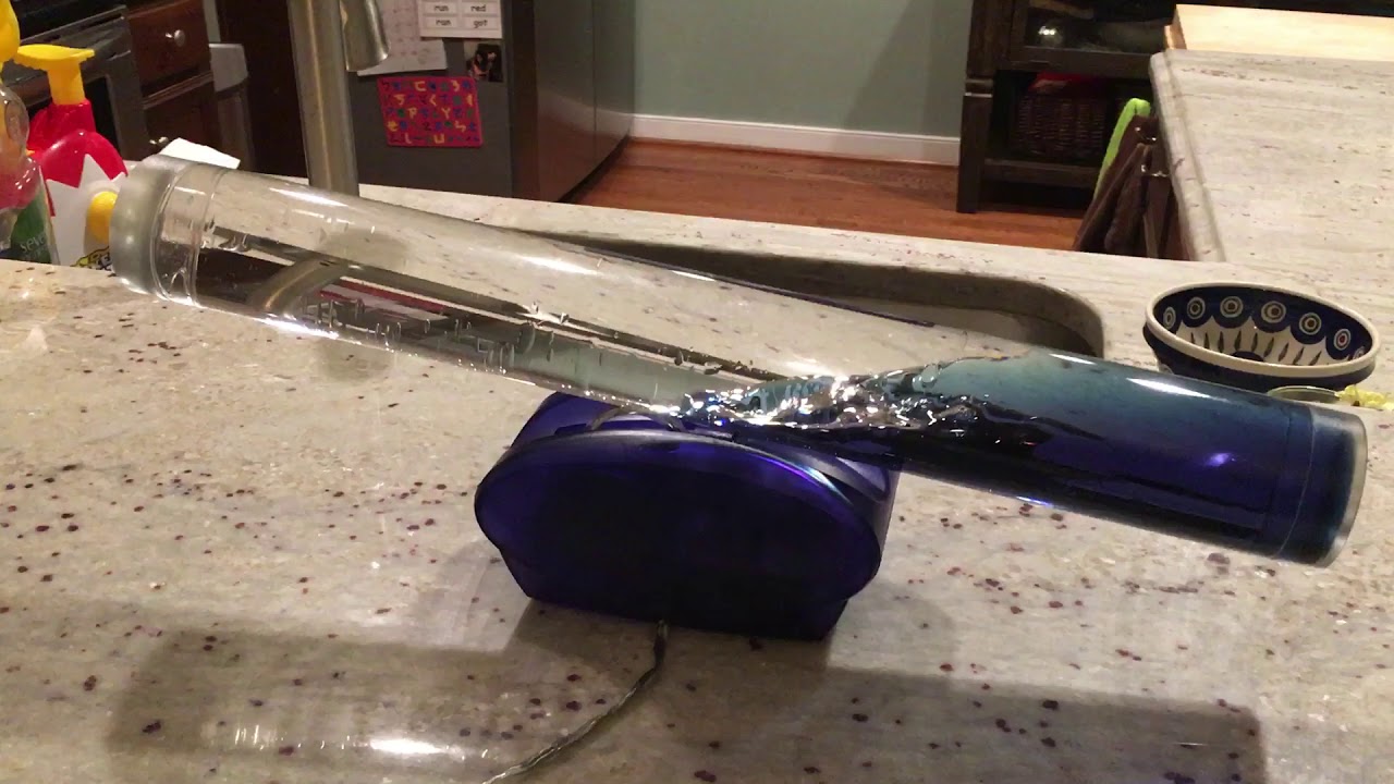 Lava wave machine in motion - YouTube