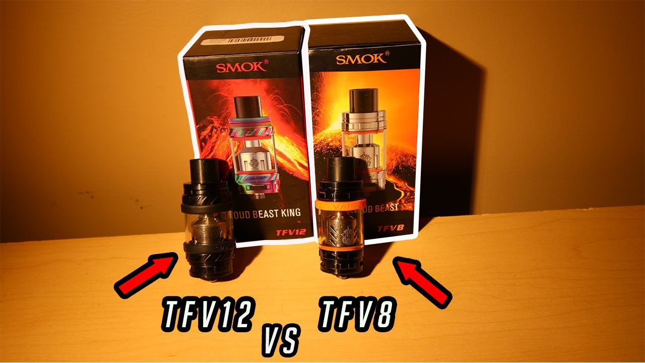 SMOK TFV12 VS TFV8 WHICH IS BETTER? - YouTube