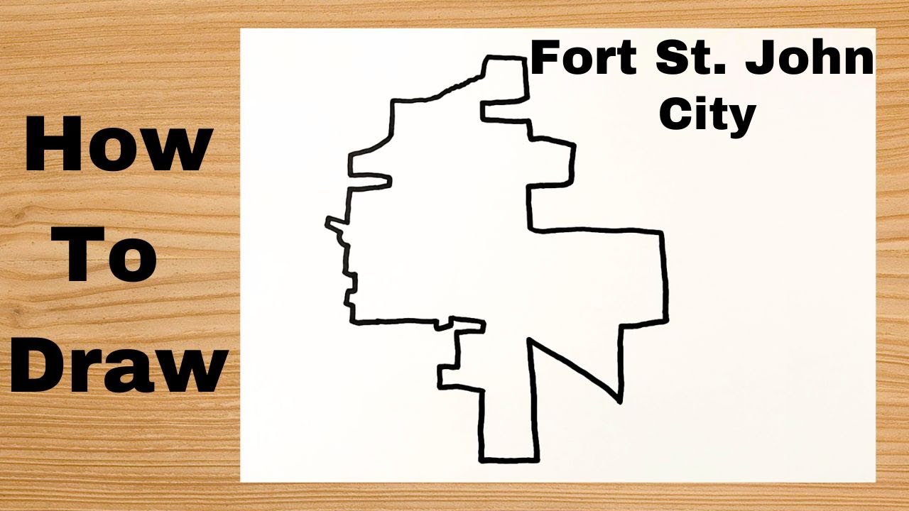 Drawing Fort St. John City Map - Canada - YouTube