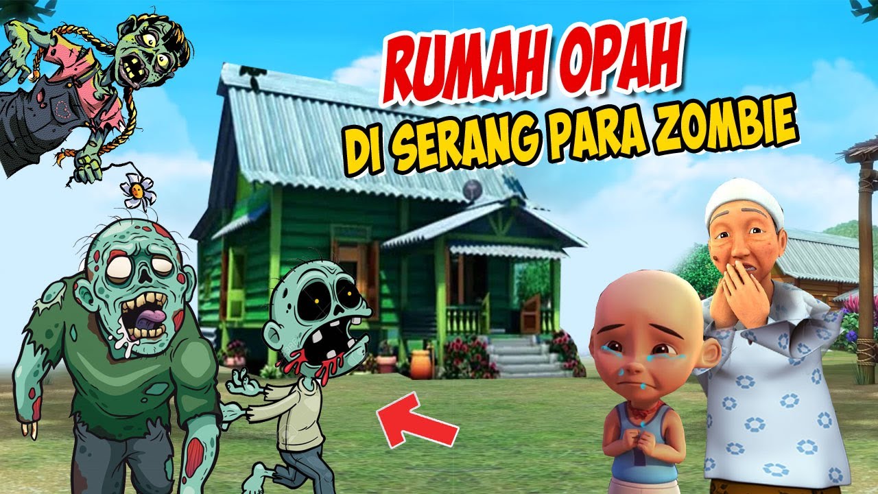 Rumah Opah di Serang Zombie , Upin ipin sedih ! GTA Lucu - YouTube