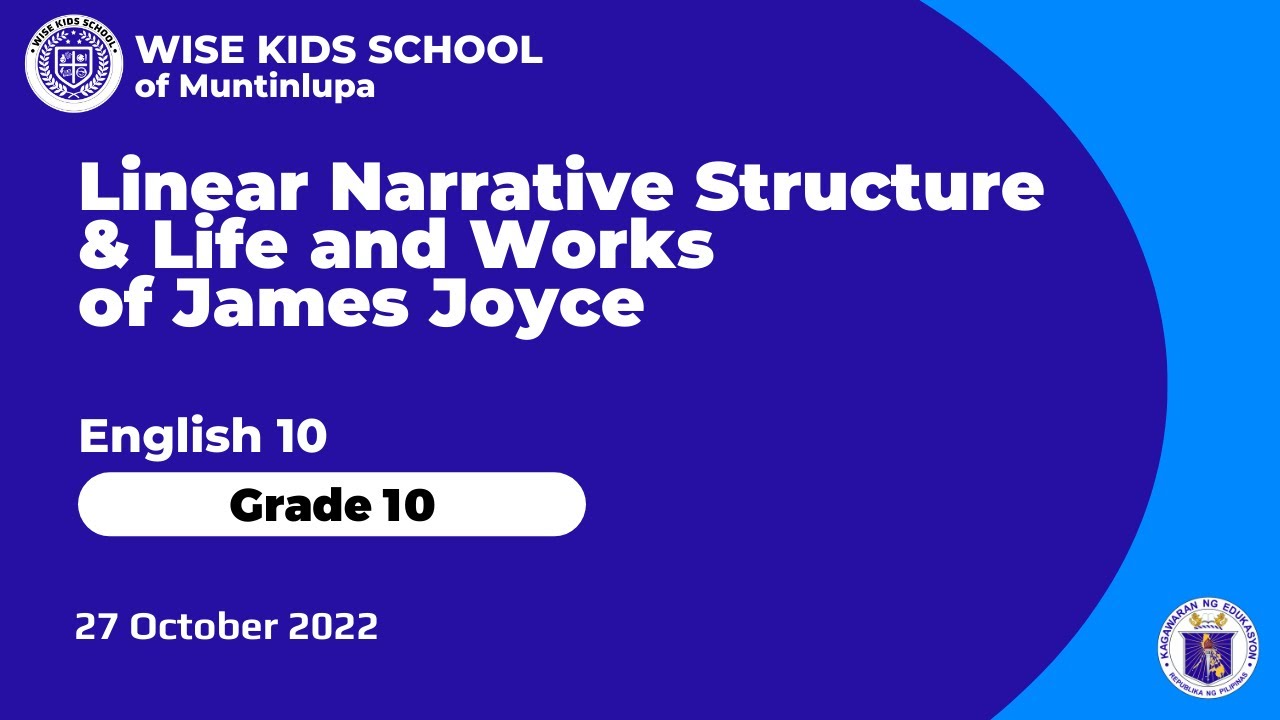 Linear Narrative Structure & Life and Works of James Joyce - YouTube