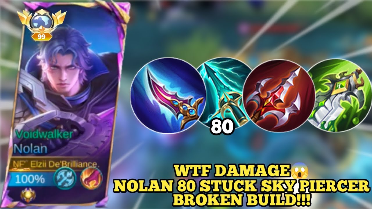WTF 20KILL😱 NOLAN 80 STACK SKY PIERCER! BEST COMBO NOLAN AUTO 1 HIT ...