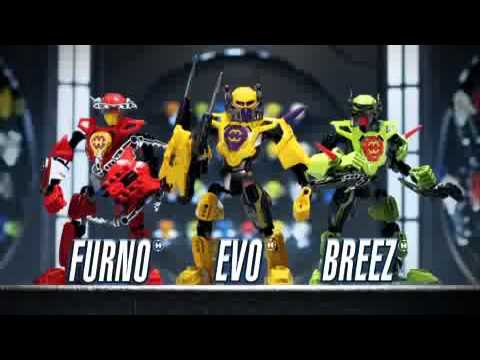 Hero Factory: 2.0 Furno, Evo, Breez & Fire Lord commercial - YouTube