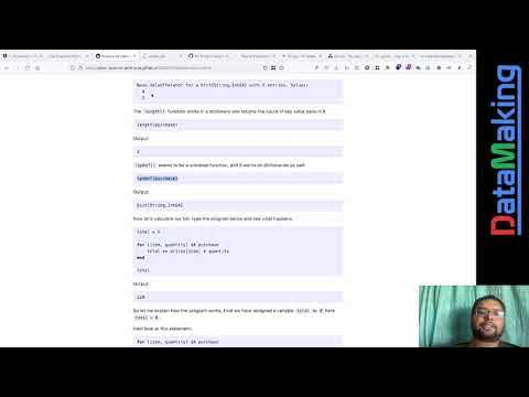 Dictionaries in Julia | Data Making | DM | DataMaking - YouTube