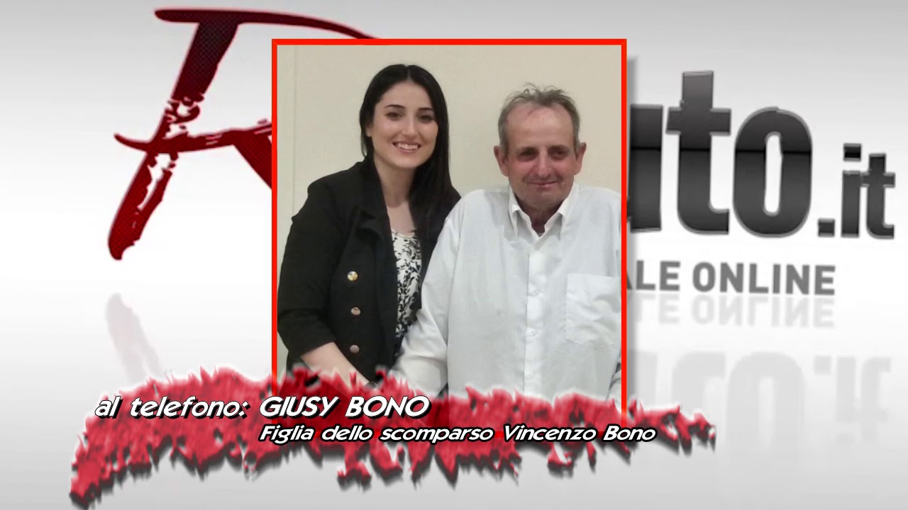 Intervista telefonica scomparso V.Bono - YouTube