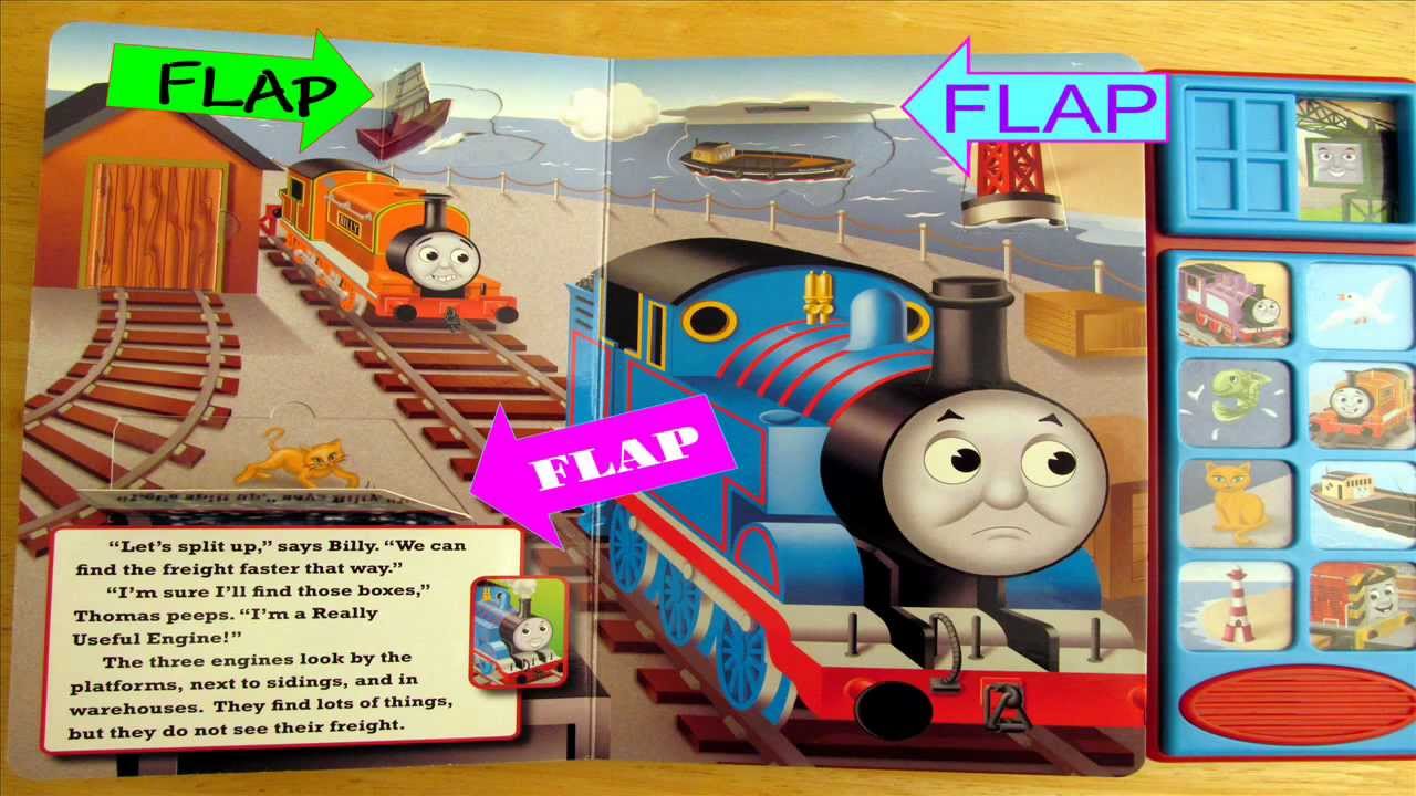 Book Review Thomas & Friends Find That Freight Lift-a-Flap Sound Book ...