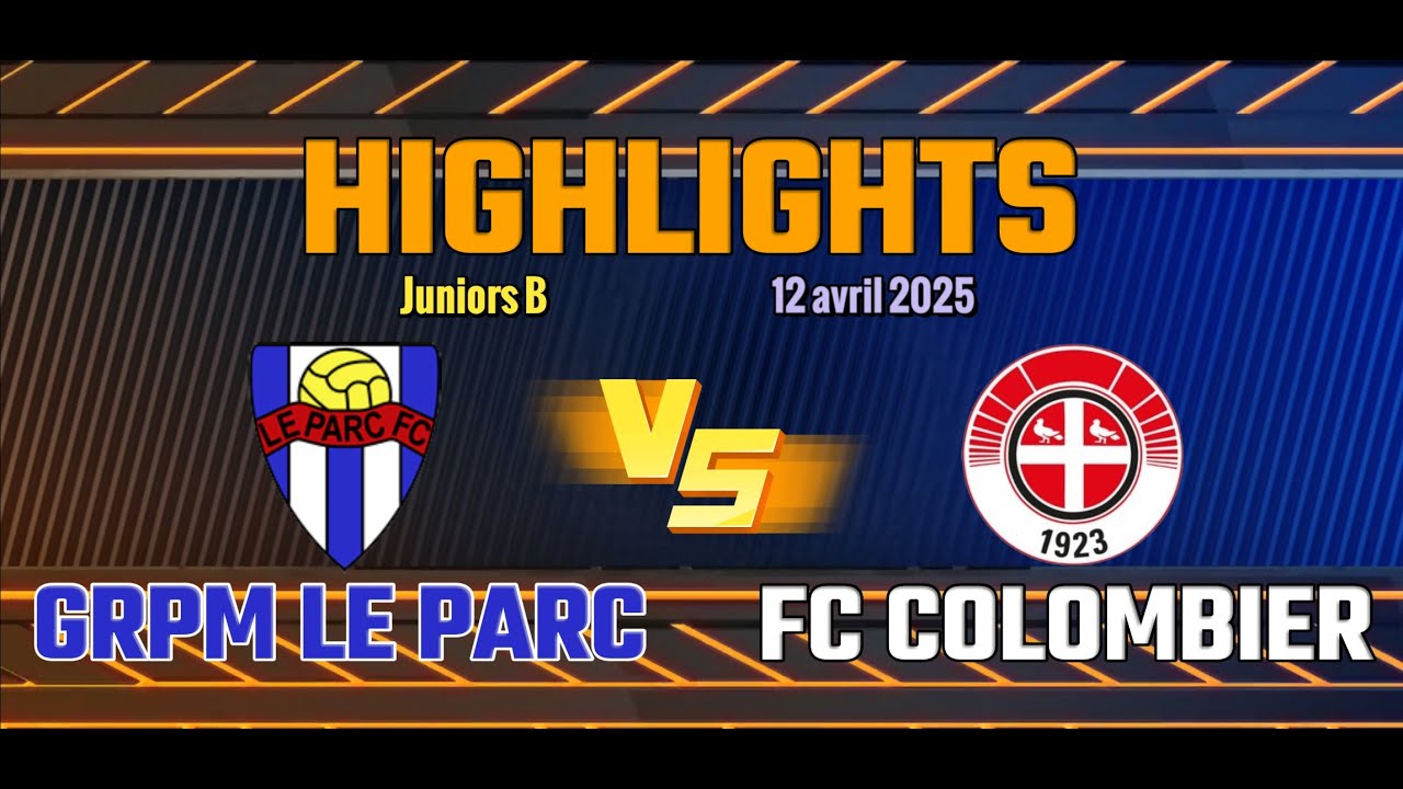 Highlights : Grpm Le Parc – FC Colombier - YouTube