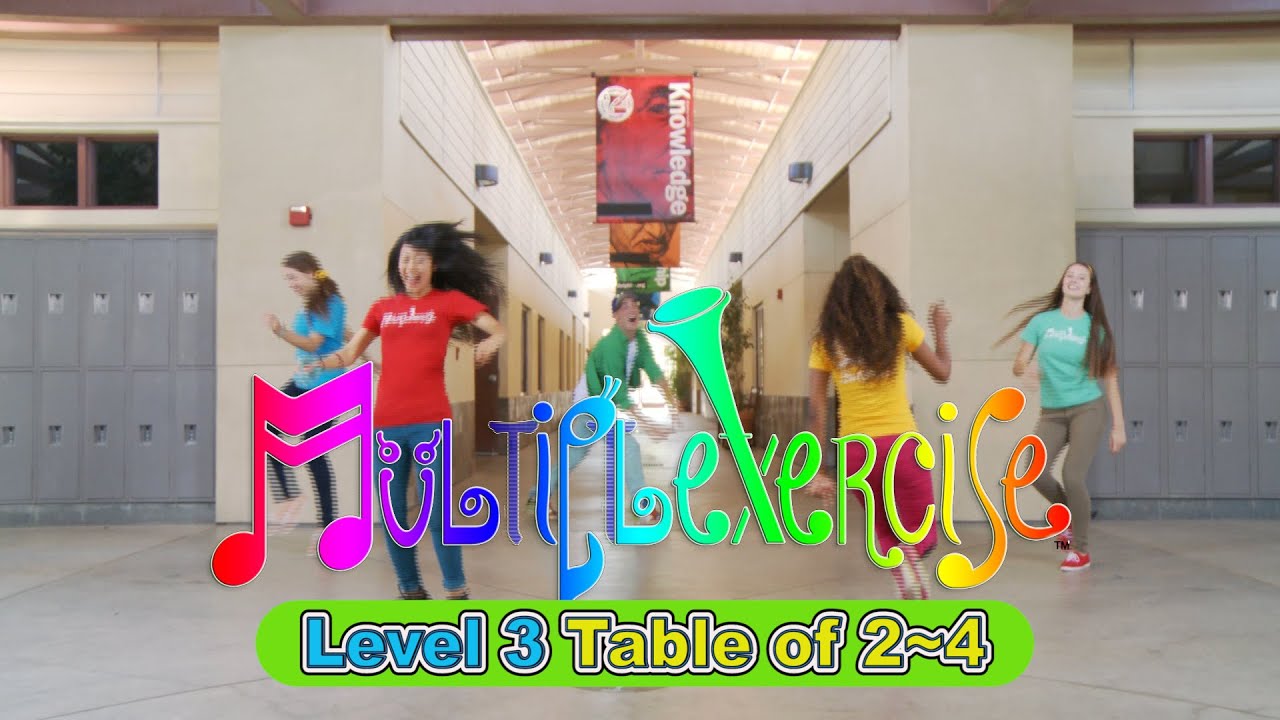 Multiplexercise (Multiplication+Exercise):Let's sing, move and learn ...