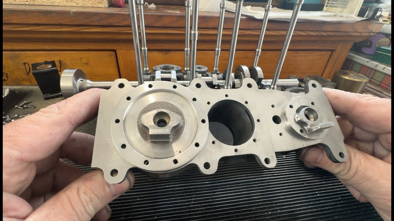 Titanic stuart triple compound engine. Part 10 - YouTube