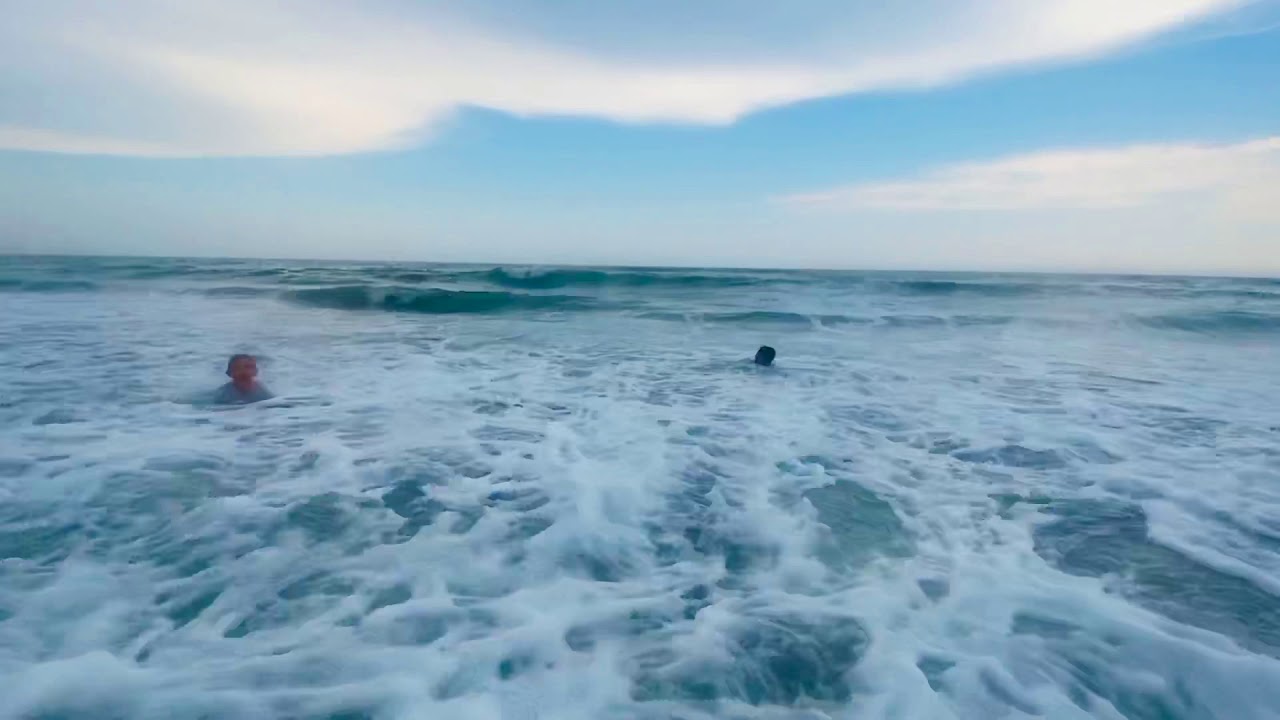 Pre Tstorm Day at Brigantine’s Jetty Beach - YouTube
