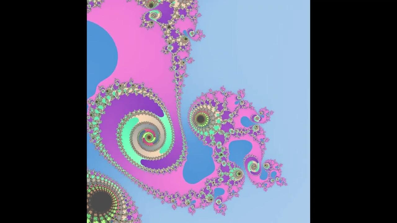 Zoom into the valley of the seahorses in a Mandelbrot fractal. - YouTube