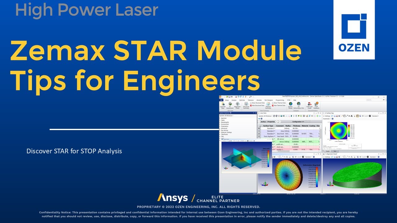 Zemax STAR Module Tips for Engineers - YouTube