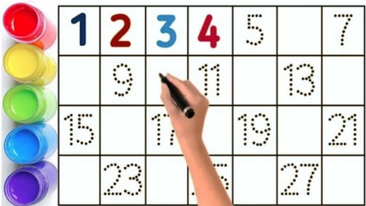 123 Writing Collection along the Dotted Line for Toddlers & Kids ...