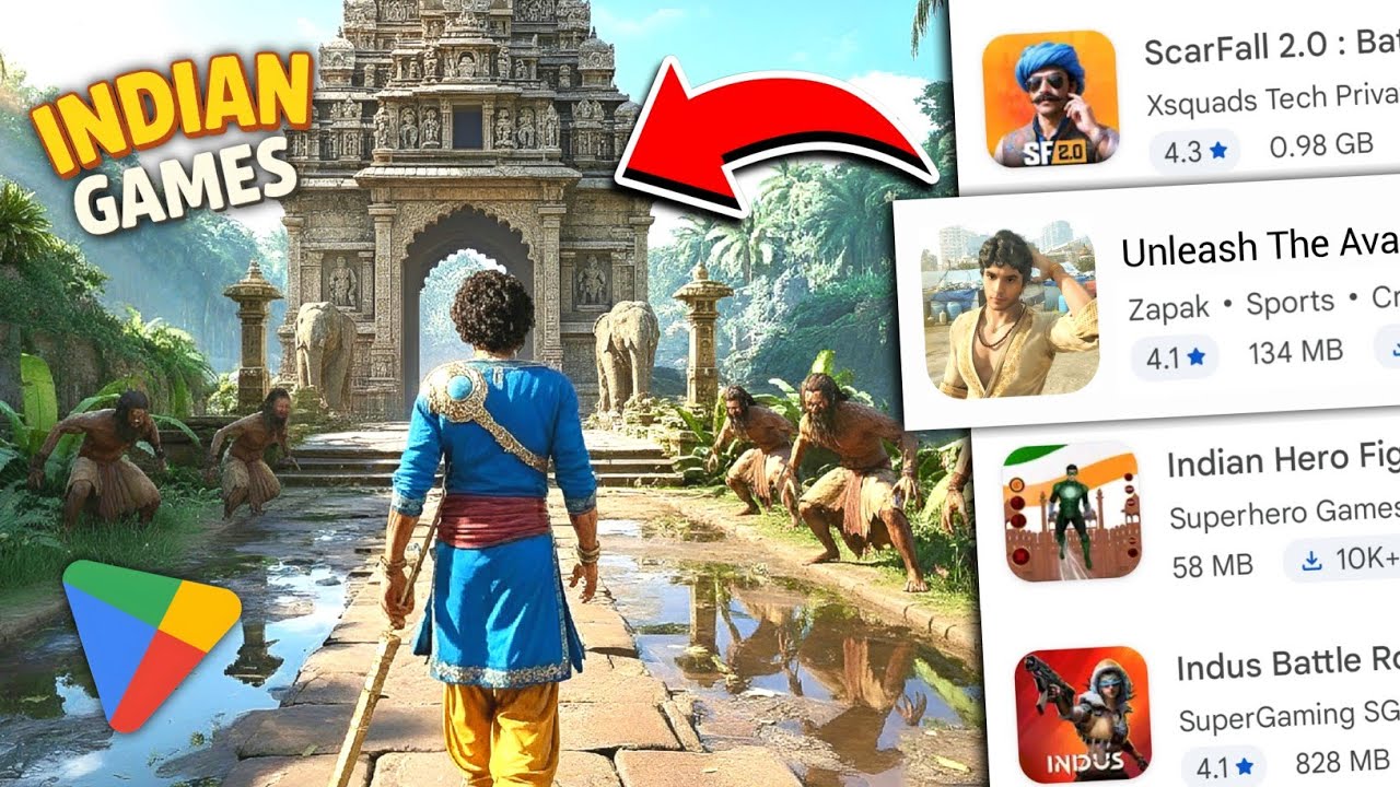 I Tried "NEW" Best Indian Games On Mobile !! - YouTube