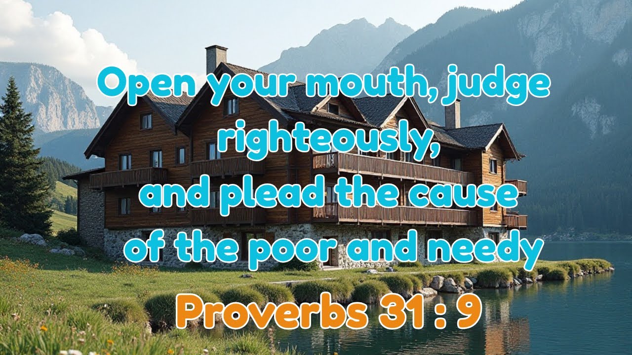 Defend the Weak! – The Powerful Message of Proverbs 31:9 - YouTube