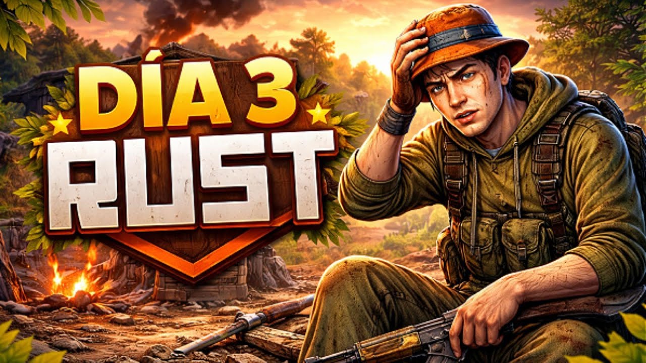 DÍA 3 EN RUST | Cada vez es más difícil - YouTube