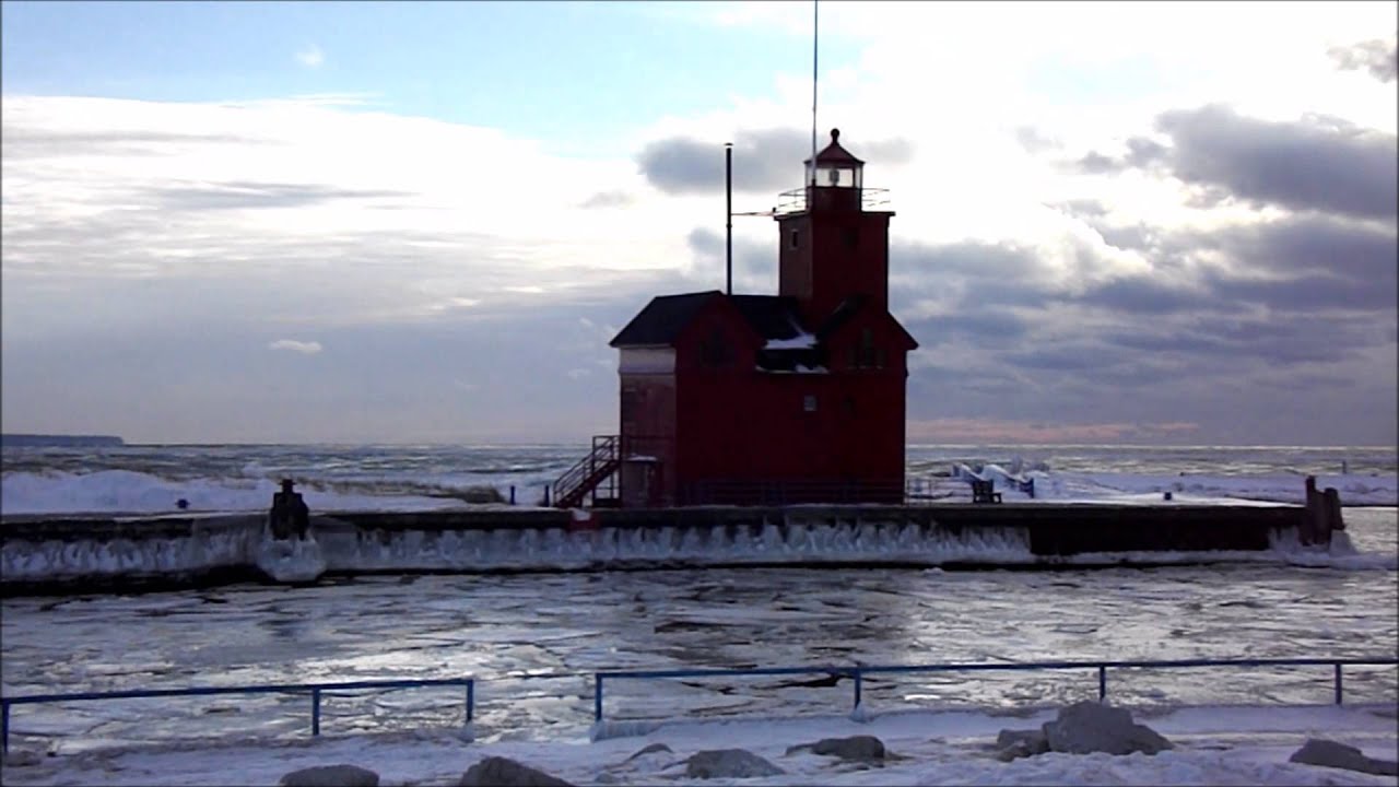Holland State Park Lake Michigan 2014 - YouTube