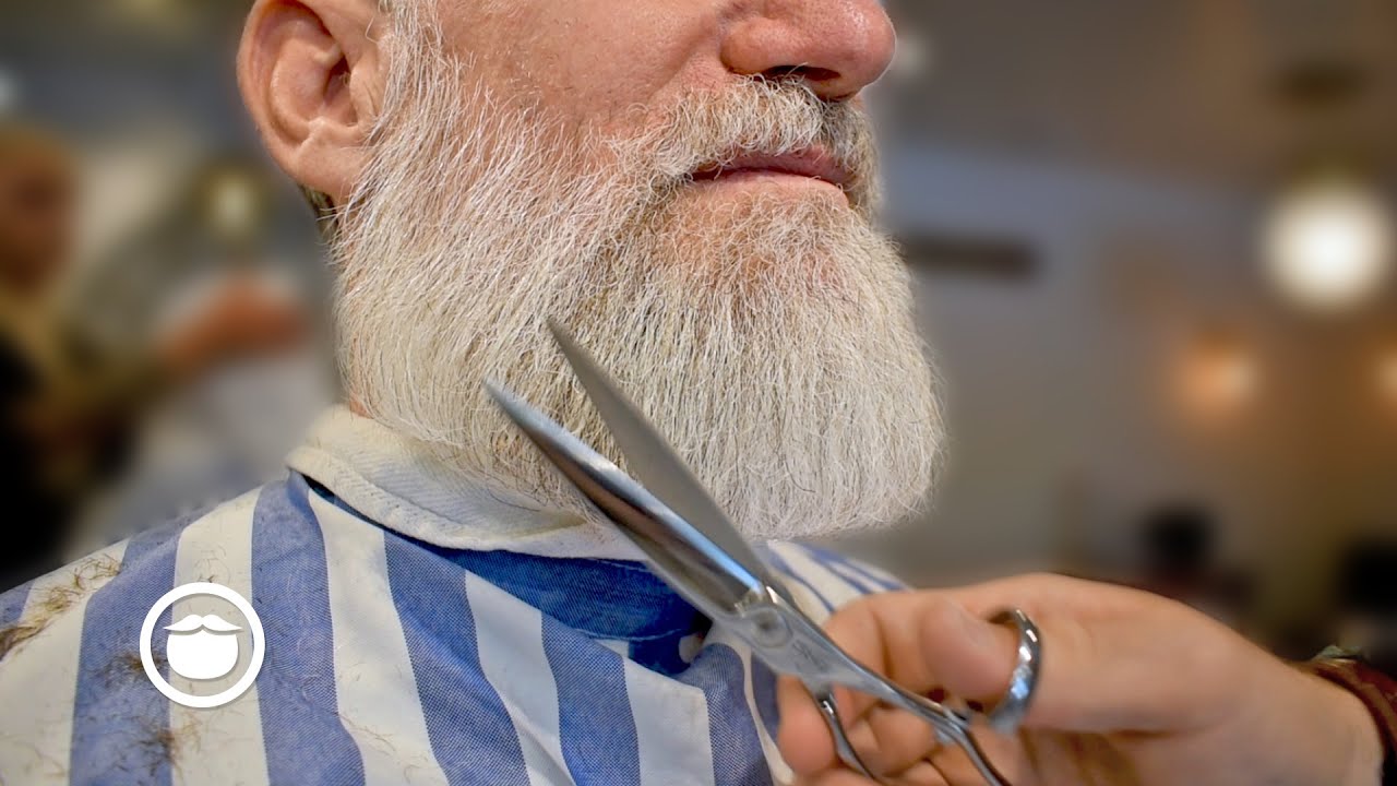 Stylish Barber Trims a Distinguished Beard | Garrett Michael Barbershop ...
