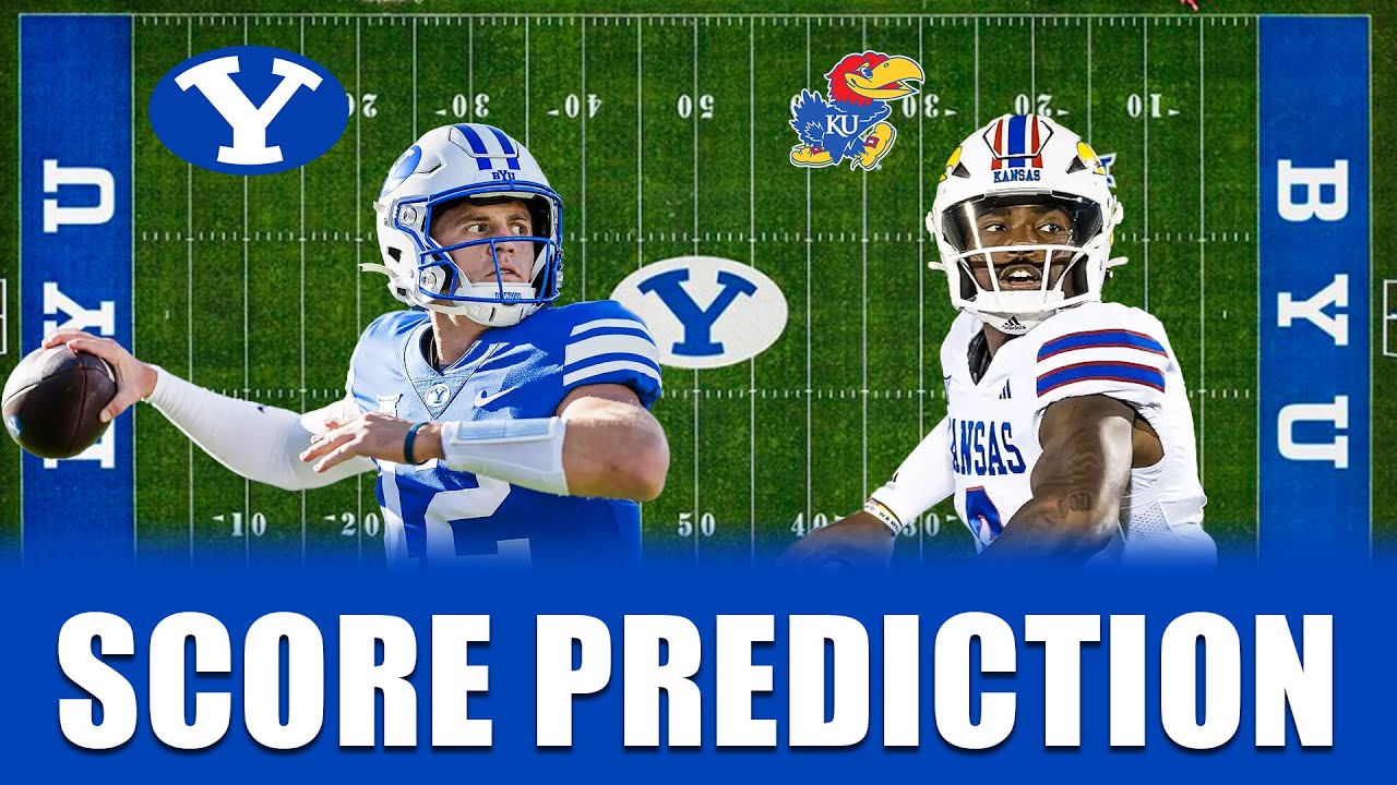 BYU Kansas SCORE PREDICTION - YouTube