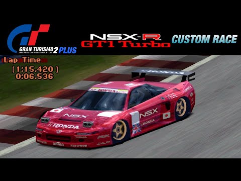 Gran Turismo 2 Plus Custom Race: Honda NSX-R GT1 Turbo | Apricot Hill - YouTube