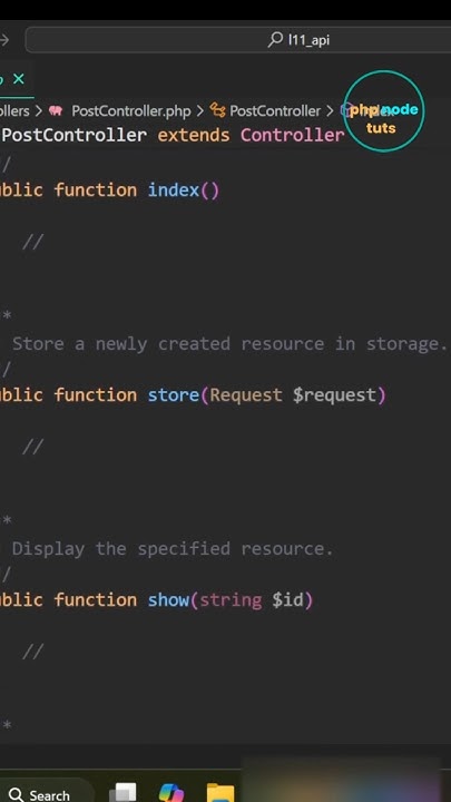 🤨How to create an API Resource Controller in Laravel 11 | Laravel 11 API Resource Controller # ...