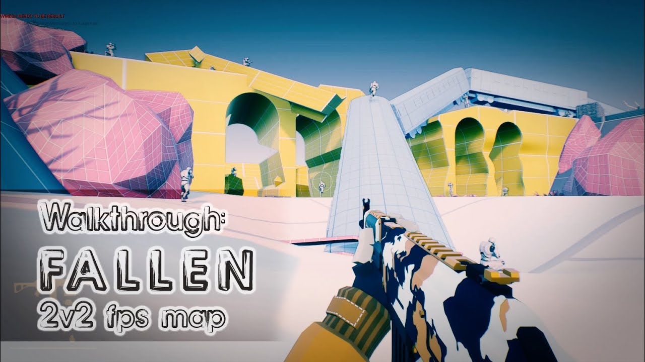 «FALLEN» 2v2 map Walkthrough [UE4] - YouTube