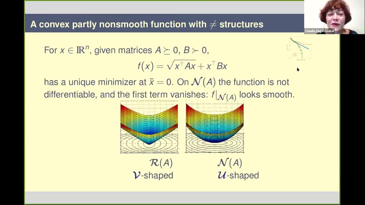 Claudia Sagastizábal: Exploiting structure in nonsmooth optimization past and present - YouTube