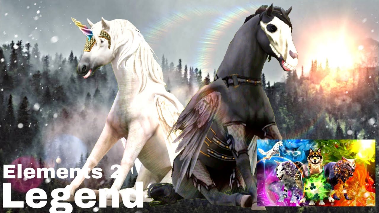 WildCraft movie: Elements 2 Legend 🔥☘️💧🌪️+🦄 ~by DARKskCz - YouTube