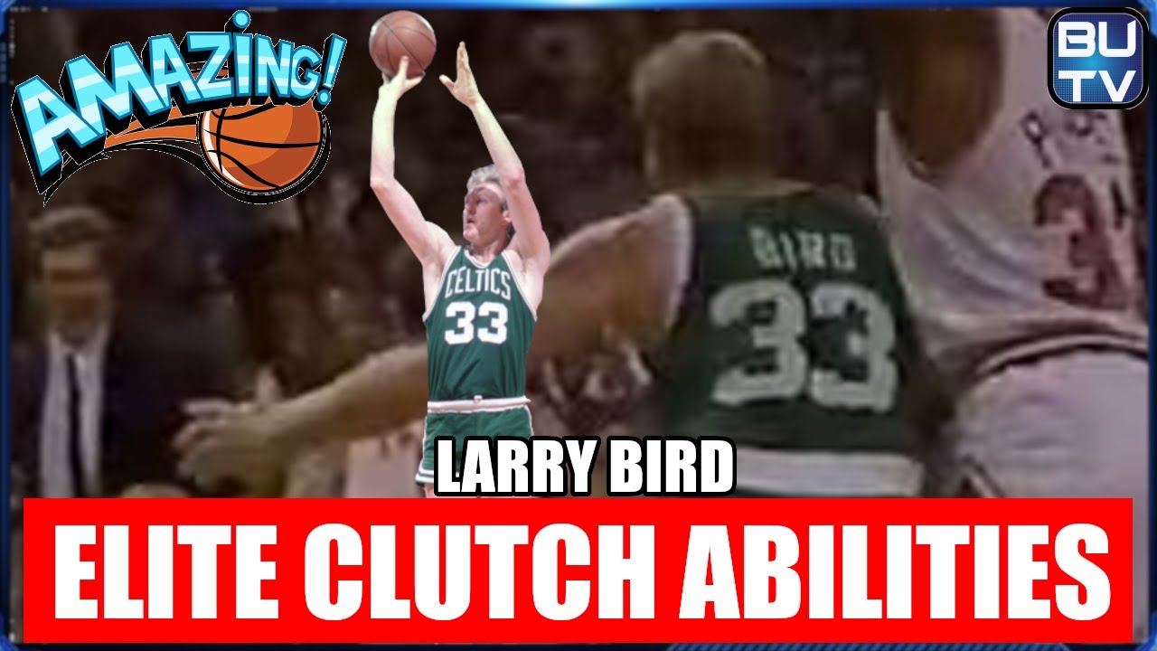 Larry Bird Game Winner Over Jordan & Pippen! | AMAZING PLAYS |【日本語字幕 ...